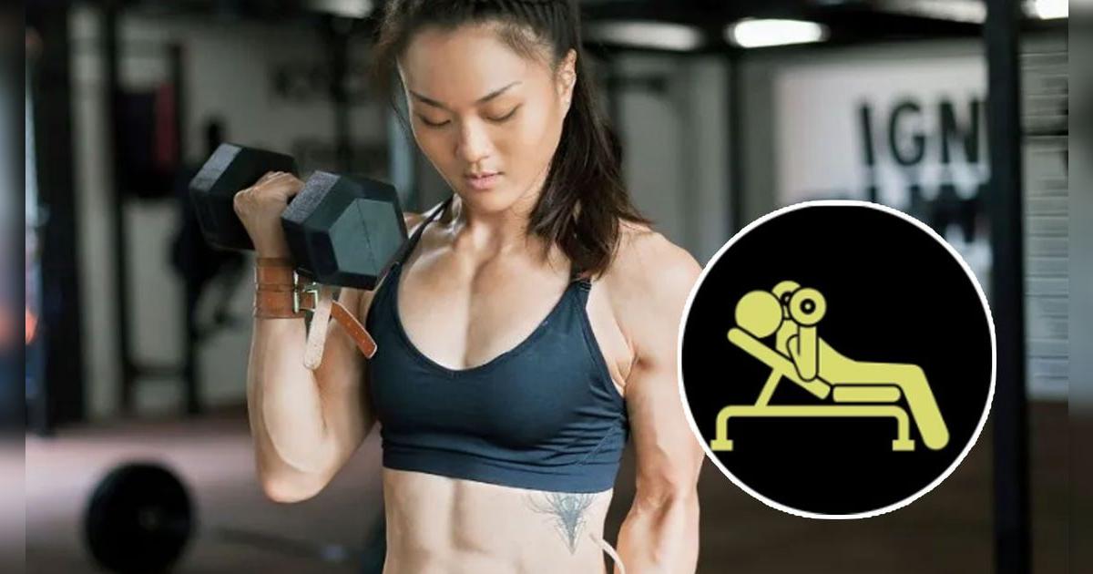 Curl martillo a dos manos para fuerza equilibrada | Bienhoy